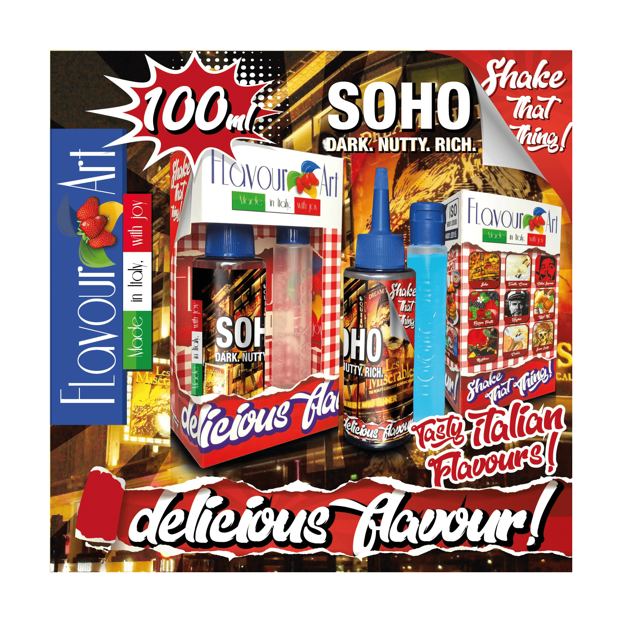 MIX & SHAKE 100ML - SOHO | FlavourArt-Hellas.gr – FlavourArt Hellas